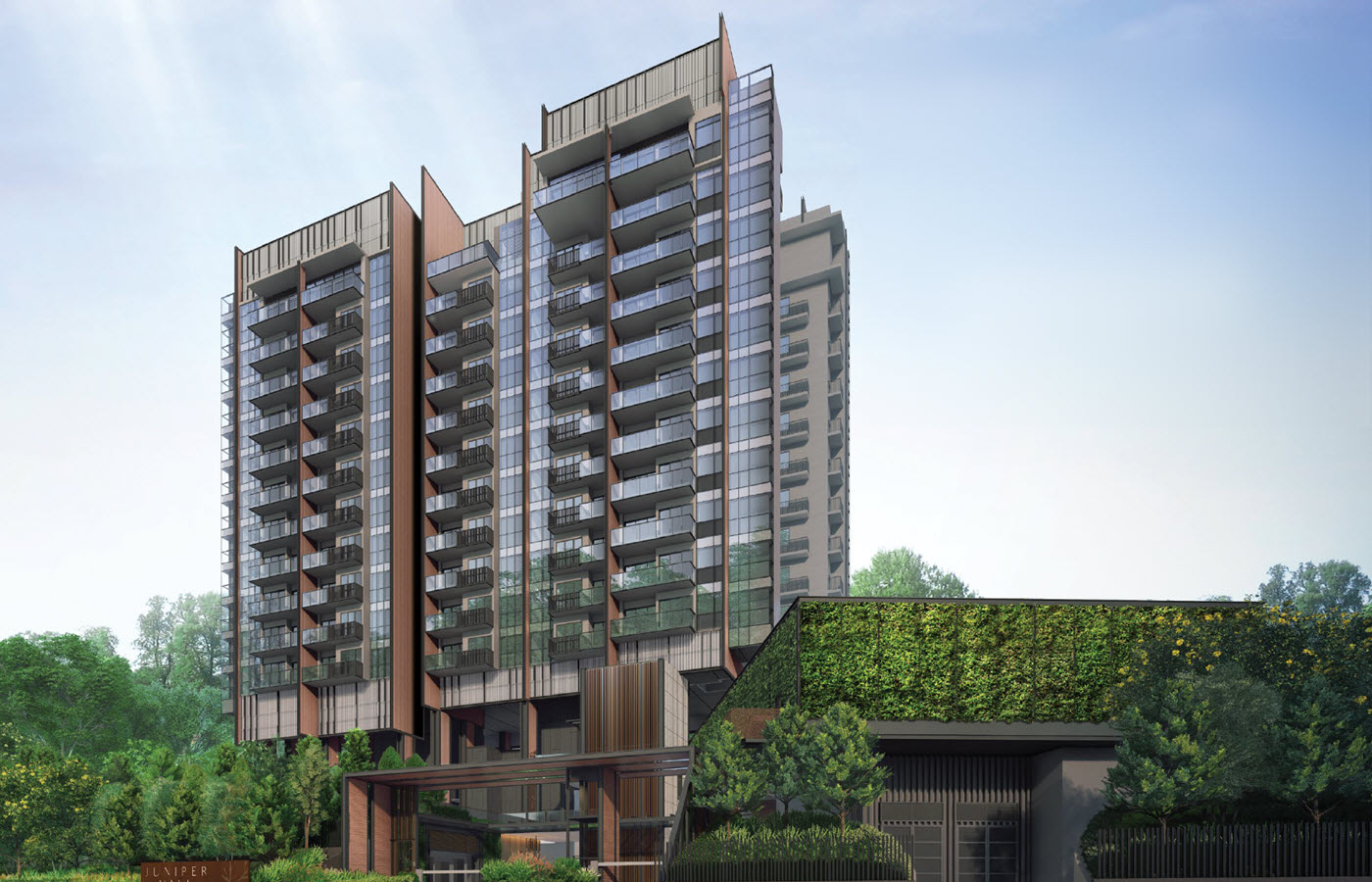 Juniper Hill Singapore. New Launch Freehold Condo Near Stevens MRT