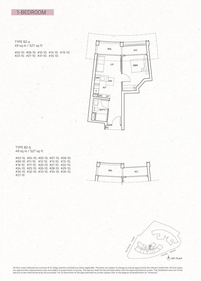 One Pearl Bank Floor Plans Singapore - Excellent Layout & Usable Space