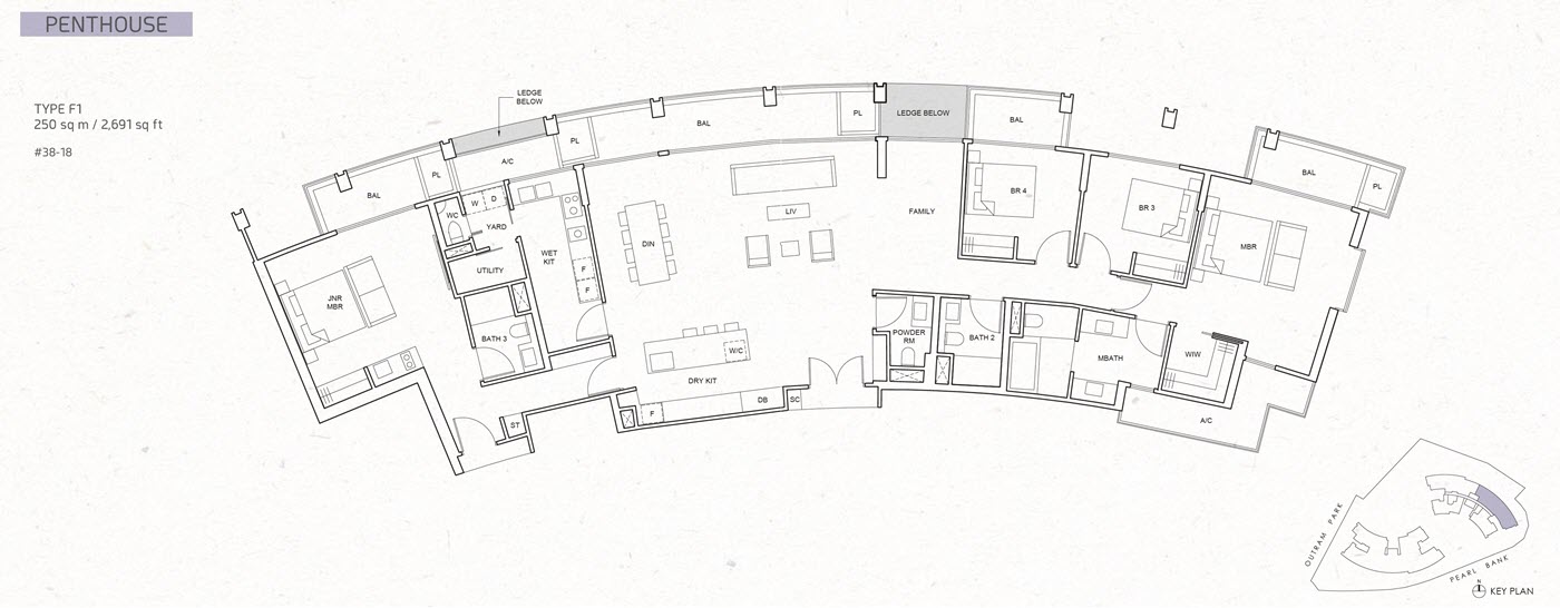 One Pearl Bank Floor Plans Singapore - Excellent Layout & Usable Space