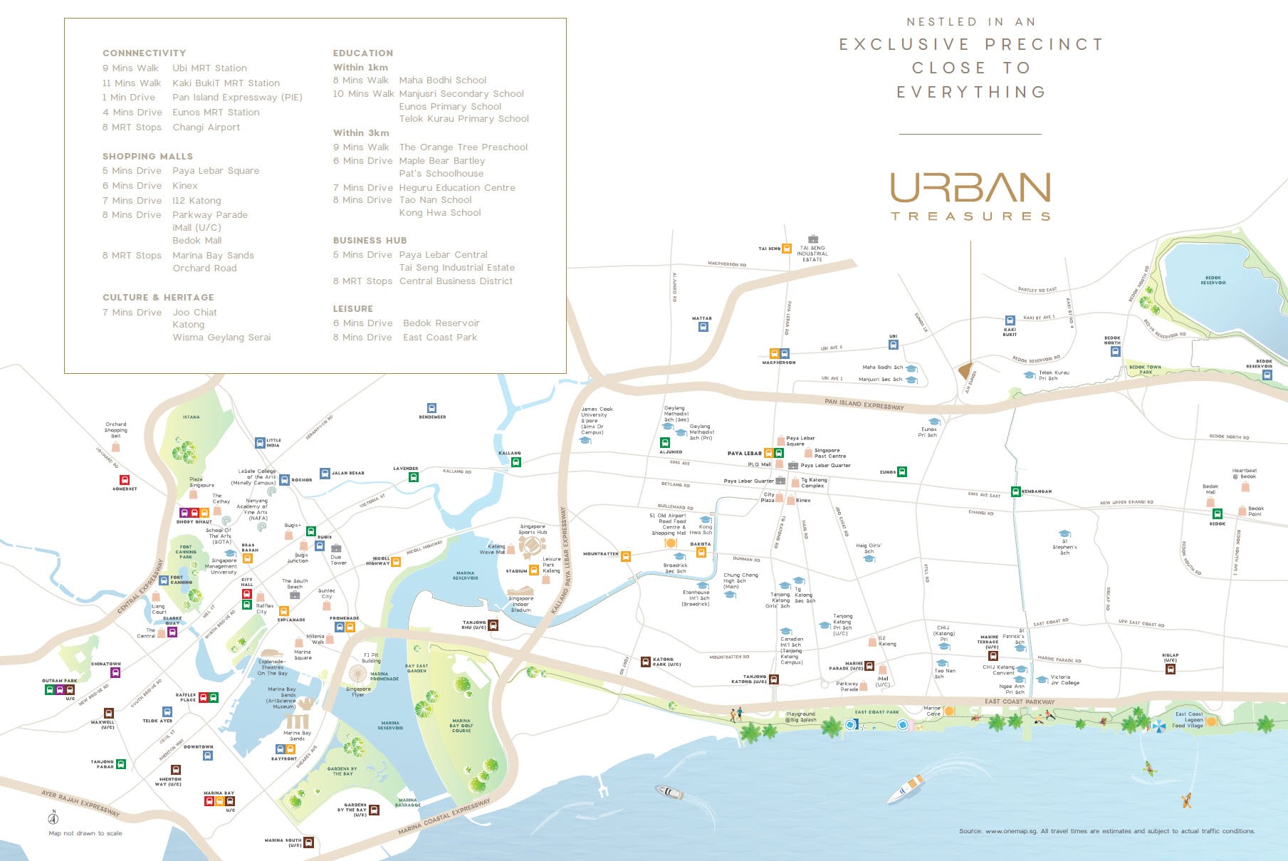 Urban Treasures Singapore. New Launch Freehold Condo Near MRT. D14