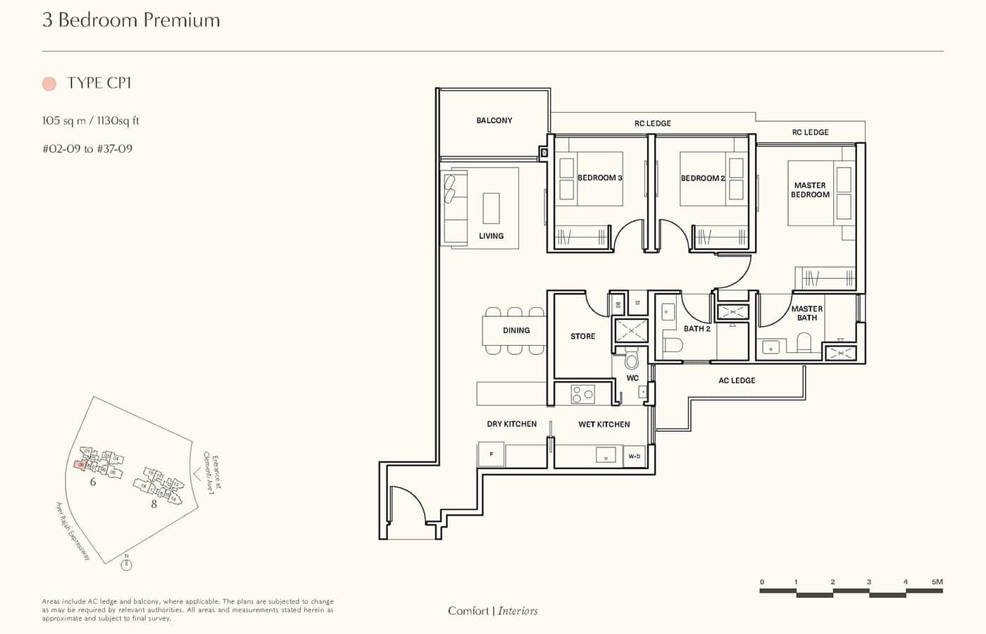 Clavon Showflat Location Singapore - Sales Gallery at Clementi Avenue 1